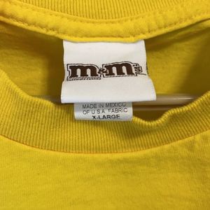 M&M'S | Shirts | Vintagey2k Yellow Mms Tshirt | Poshmark